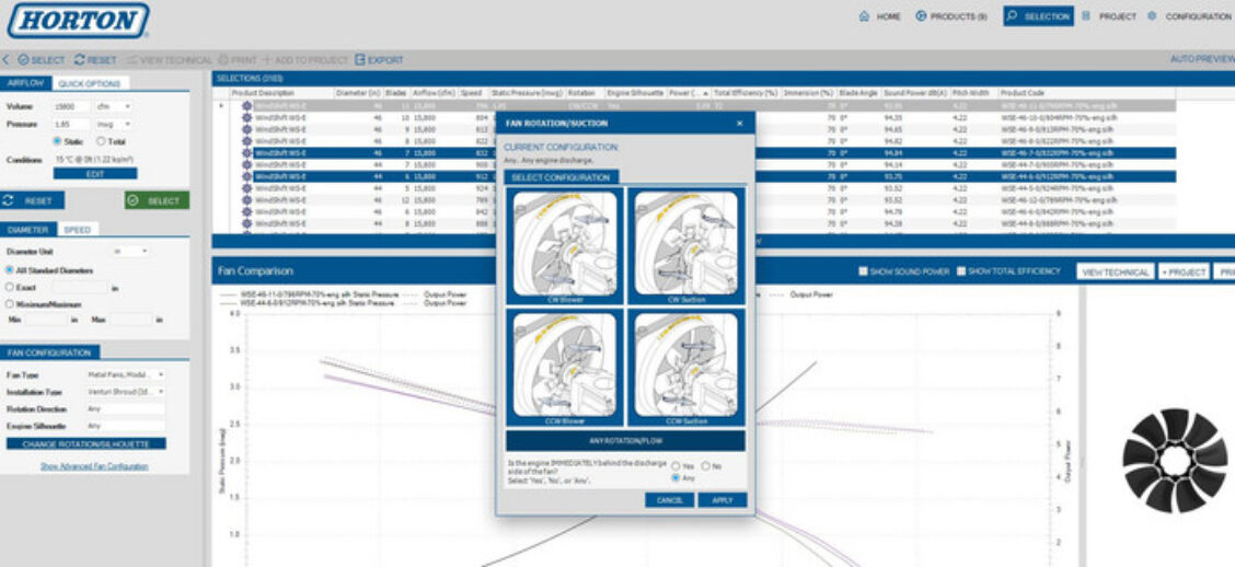 eRev Configuration Software | Engine Cooling Systems | Horton, Inc.